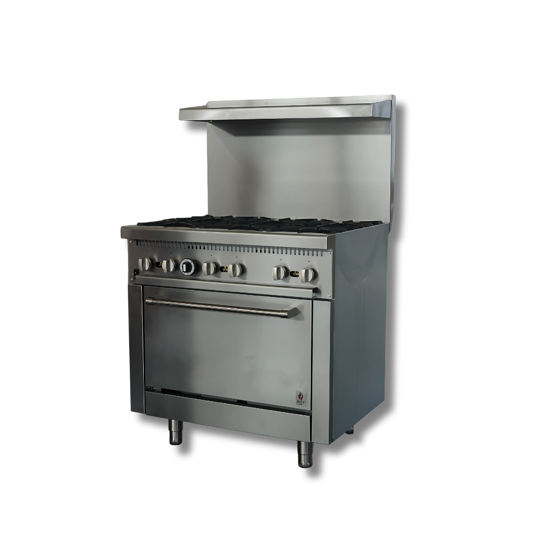 Gas Range with Built-In Convection Oven 36" HZ-CR36 – WG Group